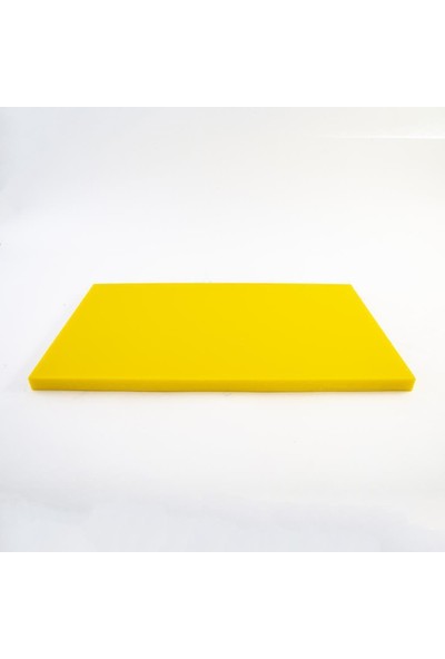 Türkay Polietilen Kesme Tahtası, Kesim Levhası Sarı 30 x 50 x 2 cm.