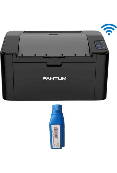 Pantum P2500W Wi-Fi Mono Lazer Yazıcı ve PA-200BV1 Dolum Kiti Pantum P2500W Wi-Fi Mono Lazer Yazıcı ve PA-200BV1 Dolum Kiti
