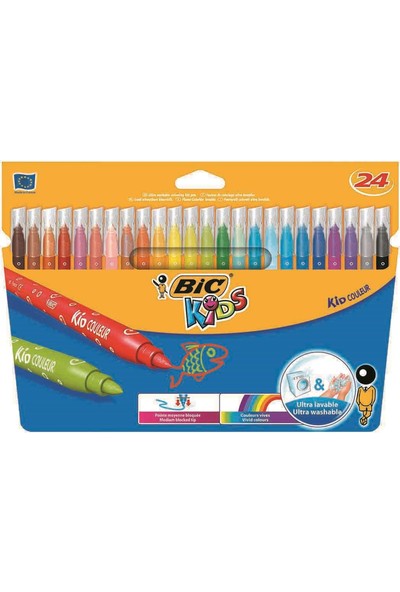 Bic Kids Color Keçeli Boya Kalemi 24 Renk 841800 Bic Kids Color Keçeli Boya Kalemi 24 Renk 841800