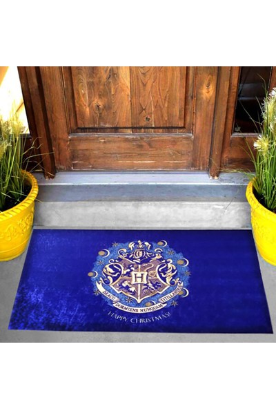 Fantastik Süpürge Hogwarts Christmas Logo Paspas Fantastik Süpürge Hogwarts Christmas Logo Paspas