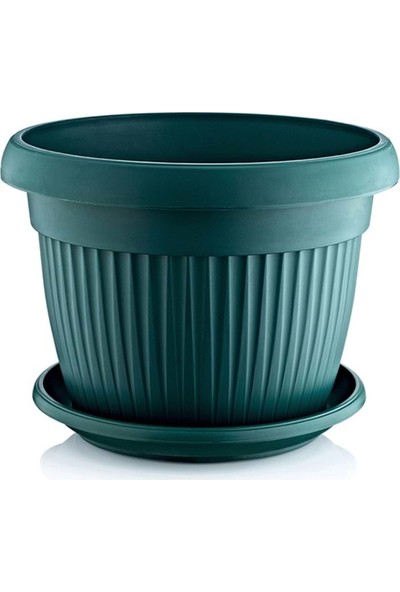 Irak Plastik Botanik Saksı NO:104 (9,5 Lt) - Yeşil Irak Plastik Botanik Saksı NO:104 (9,5 Lt) - Yeşil