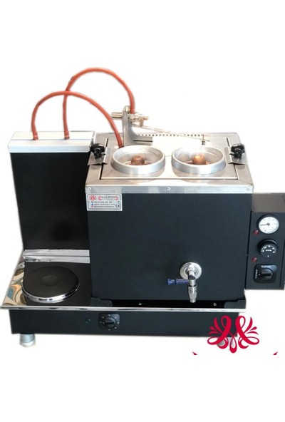 Maraton Iki Demlikli Elektrikli Çay Kazanı Büro Ofis Tipi Çay Makinesi