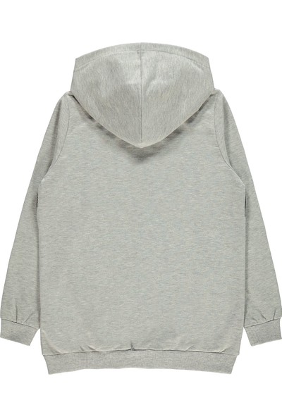 Civil Boys Erkek Çocuk Kapüşonlu Hırka 10-13 Yaş Gri