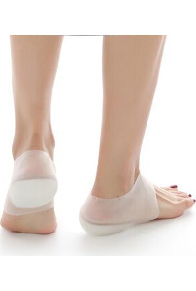 Buffer Ayak Taban Topuk Yükseltici Gizli Boy Uzatıcı Bunyon Topuk Çorabı