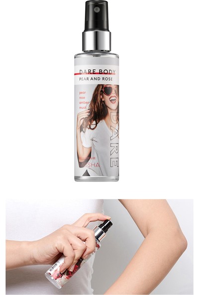 MISSHA Yoğun Esanslı Kalıcı Saç&vücut Spreyi 105ML Dare Body Mist (Pear&rose) MISSHA Yoğun Esanslı Kalıcı Saç&vücut Spreyi 105ML Dare Body Mist (Pear&rose)