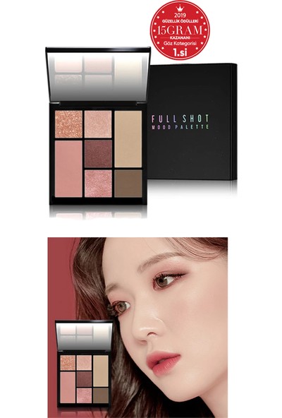 MISSHA Yüksek Pigmentli Far, Allık, Kontür Göz ve Yüz Paleti Apıeu Full Shot Mood Palette (No.1)