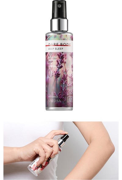 Yoğun Esanslı Kalıcı Saç&vücut Spreyi 105ML Dare Body Mist (Deep Sleep) Yoğun Esanslı Kalıcı Saç&vücut Spreyi 105ML Dare Body Mist (Deep Sleep)