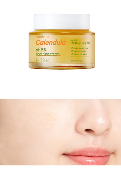 Kalendula Özlü Arındırıcı ve Yatıştırıcı Krem 50ML Su-Nhada Calendula Ph 5.5 Soothing Cream Kalendula Özlü Arındırıcı ve Yatıştırıcı Krem 50ML Su-Nhada Calendula Ph 5.5 Soothing Cream