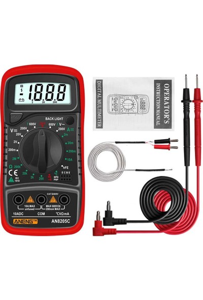 Aneng AN8205C Dijital Multimetre