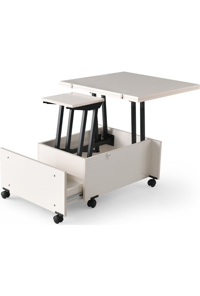 Mobilya Sarayı Akıllı 3 Kademeli Sihirli Sehpa