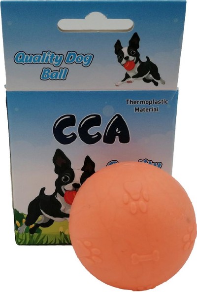 CCA Suda Batmayan Sert Turuncu Renkli Köpek M Oyun Topu CCA Suda Batmayan Sert Turuncu Renkli Köpek M Oyun Topu