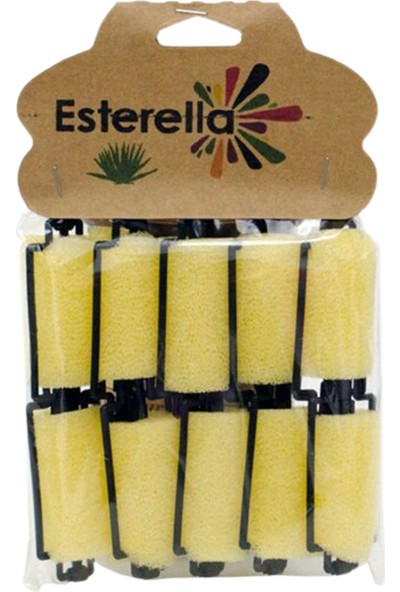 Esterella Sünger Bigudi Bukle Sarı