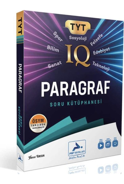 Prf Yayınları TYT Iq Paragraf Soru Kütüphanesi