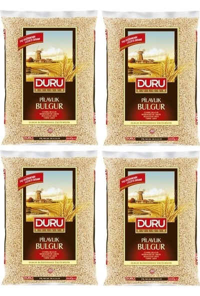 Duru Pilavlık Bulgur 1 kg x 4'lü Duru Pilavlık Bulgur 1 kg x 4'lü
