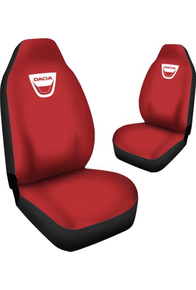Antwax Dacia Logan Araca Özel Oto Koltuk Kılıfı Pro - Kırmızı ( Yeni Tasarım - Yeni Fit Kalıp )