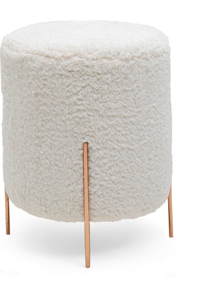 Yasev Home Stil Bakır Ayaklı Puf