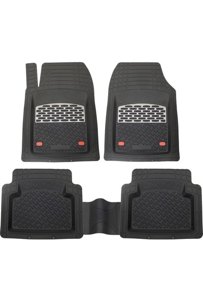 Team Car Fiat Fiorino Krom Karbon Derin Havuzlu 3D Paspas Team Car Fiat Fiorino Krom Karbon Derin Havuzlu 3D Paspas