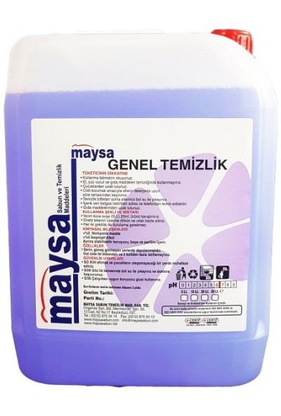 Maysa Genel Temizlik Sıvısı 5 lt