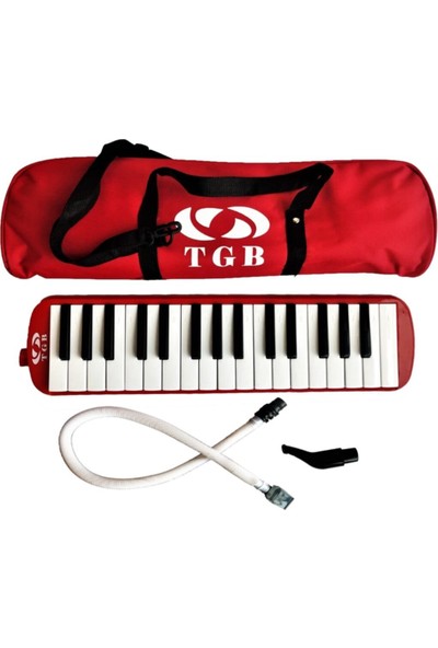 Tgb Çantalı 32K 32 Tuşlu Melodika TGB-002 - Kırmızı