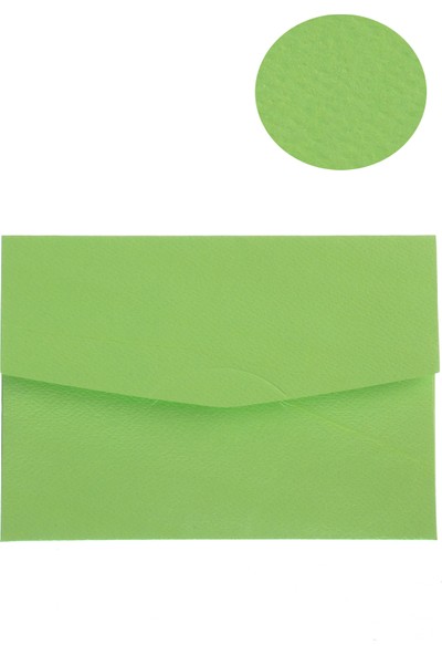 Vox Art Dokulu Davetiye Zarfı Kalın 220 gr 16 x 23 cm 50'li Fıstık Yeşili