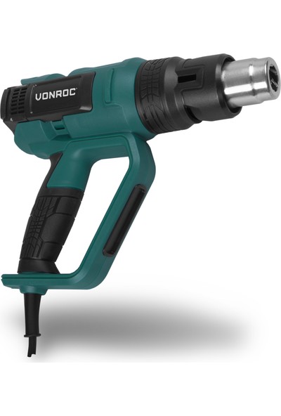 Vonroc Profesyonel Sıcak Hava Tabancası - 2000W - LCD Ekran - 650 ° C - 500L / Dak Vonroc Profesyonel Sıcak Hava Tabancası - 2000W - LCD Ekran - 650 ° C - 500L / Dak