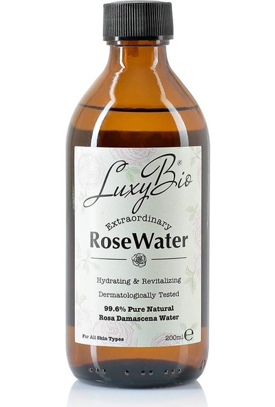 Luxy Bio Doğal, Saf Gül Suyu 200 ml