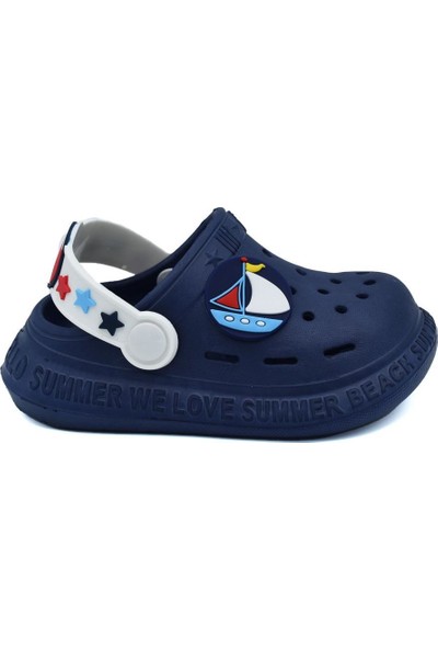 Lisanslı Markalar Erkek Çocuk Lacivert Havuz Terliği Plaj Sandaleti Lisanslı Markalar Erkek Çocuk Lacivert Havuz Terliği Plaj Sandaleti