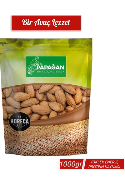 Papağan Kuruyemiş 1. Kalite Kavrulmuş Badem İçi 1 kg