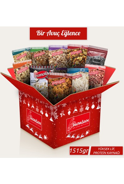 Papağan Kuruyemiş Karma Avantaj Paketi 1515 Gram