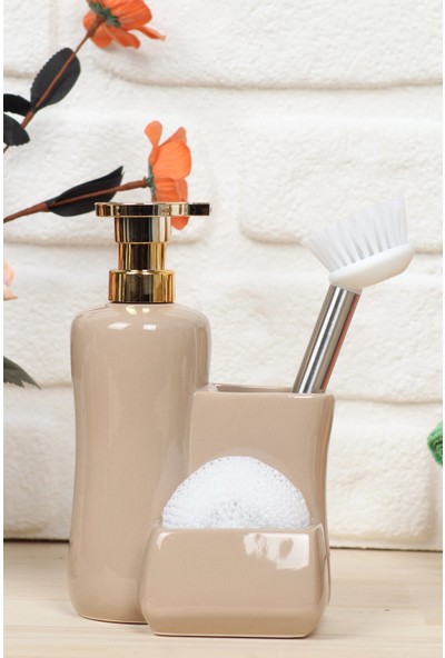 Incili Home Soft Porselen Mutfak Seti Krem Incili Home Soft Porselen Mutfak Seti Krem