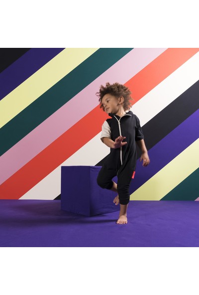 Moi Noi Renkli Yandan Fermuarlı Çocuk Tulum