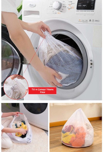 Hayveys Kirli Çamaşır ve Tül Yıkama Filesi