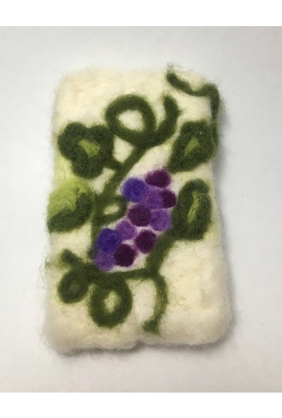 Süslü Toka Aksesuar Mor Çiçek Temalı Süslü Süs Sabun