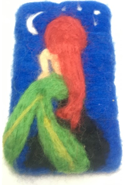 Süslü Toka Aksesuar Deniz Kızı Temalı Süslü Süs Keçe Sabun