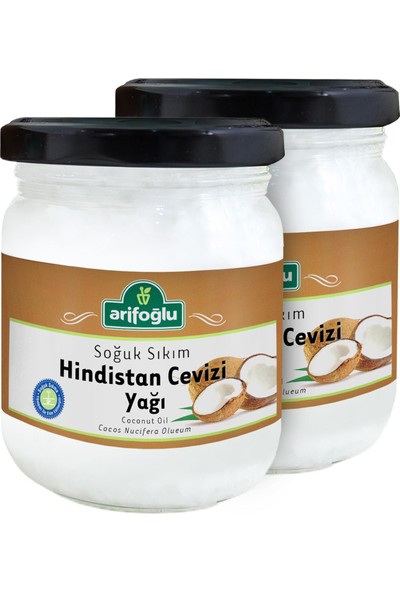 Arifoğlu Hindistan Cevizi Yağı Soğuk Sıkım 200 ml 2 Li Set Arifoğlu Hindistan Cevizi Yağı Soğuk Sıkım 200 ml 2 Li Set