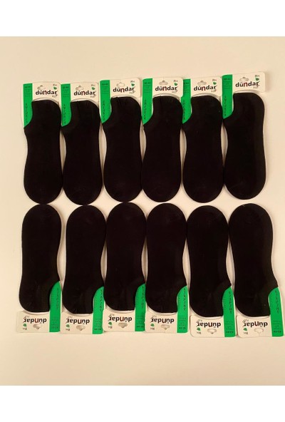 Dündar Erkek Sneaker Çorap Bambu Dikişsiz 12'li