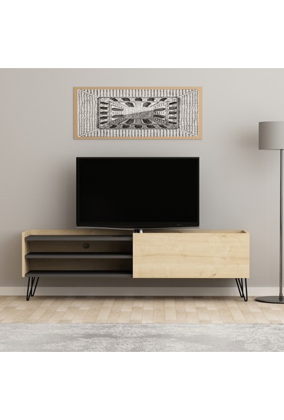 Arnetti Vital Tv Ünitesi Safirmeşe-Siyah