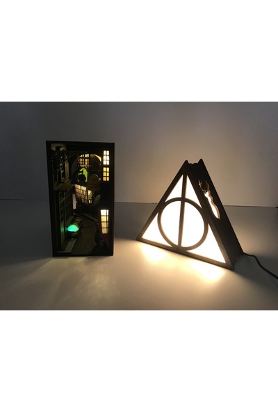 İnfinity Dekor Harry Potter Ölüm Yadigarları Gece Lambası İnfinity Dekor Harry Potter Ölüm Yadigarları Gece Lambası