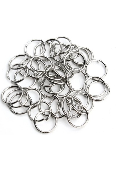 Subu Takı 8 mm Halka Gümüş Renkli Takı Halkası Takı Malzemesi 300'lü Subu Takı 8 mm Halka Gümüş Renkli Takı Halkası Takı Malzemesi 300'lü