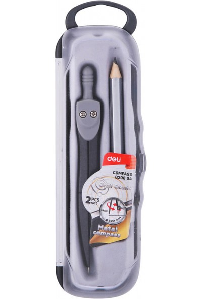 Deli Pergel Seti 2 Parça - Gümüş Deli Pergel Seti 2 Parça - Gümüş