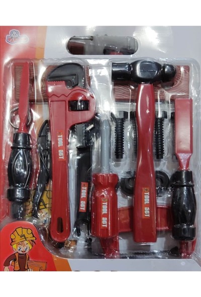 Vardem Oyuncak Tamir Seti Tornavida Çekiç Vida Tahta Pense Tamirci Seti