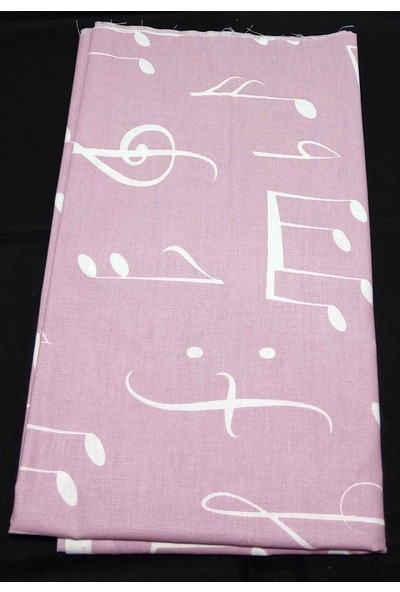 Angel Çanta Aksesuar Müzik Desenli, Pembe Renk, 120X50 Cm, Pamuklu Astarlık Kumaş Angel Çanta Aksesuar Müzik Desenli, Pembe Renk, 120X50 Cm, Pamuklu Astarlık Kumaş