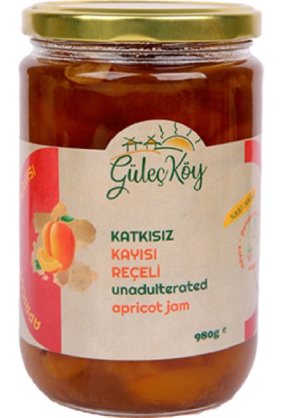 Güleç Köy Güleçköy Katkısız Kayısı Reçeli 980 gr