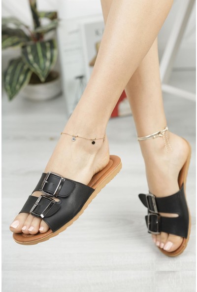 Modafrato Wzy Tokalı Kadın Terlik Dış Mekan ve Ev Terliği