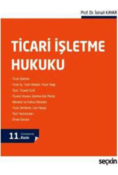 Ticari Işletme Hukuku - Ismail Kayar