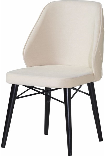 Erva Lexus Sandalye Siyah Ağaç Ayak Erva Lexus Sandalye Siyah Ağaç Ayak