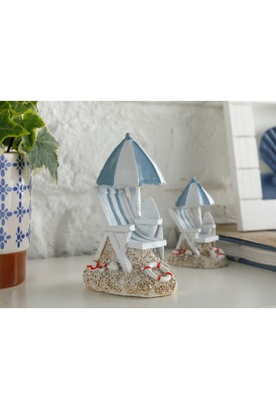 English Home Marine Optic Polyresin Dekoratif Obje 12X8X6,5 cm Beyaz - Mavi English Home Marine Optic Polyresin Dekoratif Obje 12X8X6,5 cm Beyaz - Mavi