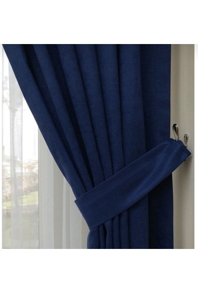 Entari Butik Petek Kadife Pileli Fon Perde