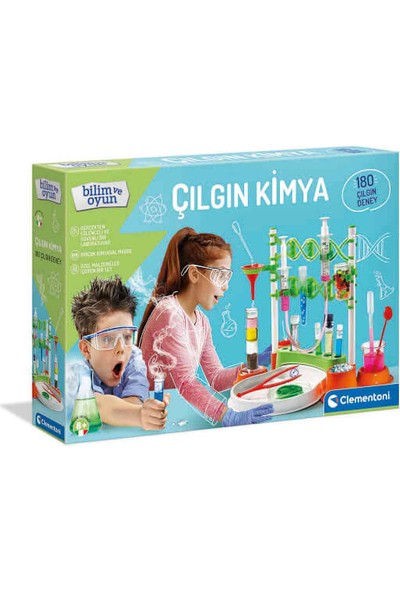 Clementoni Bilim ve Oyun Seti: Çılgın Kimya Clementoni Bilim ve Oyun Seti: Çılgın Kimya