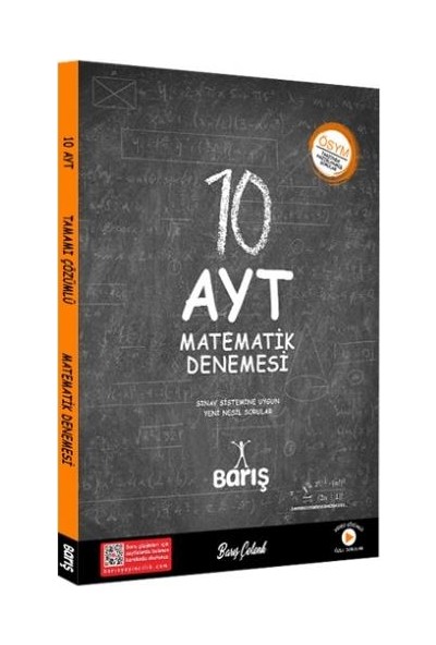 Barış Çelenk AYT 10 Matematik Denemesi 2021 Barış Çelenk AYT 10 Matematik Denemesi 2021